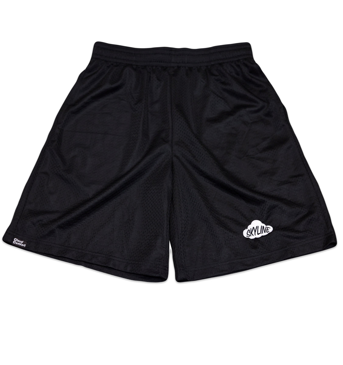 Cloud Logo Athletic Shorts (BLACK) – Skyline Threads