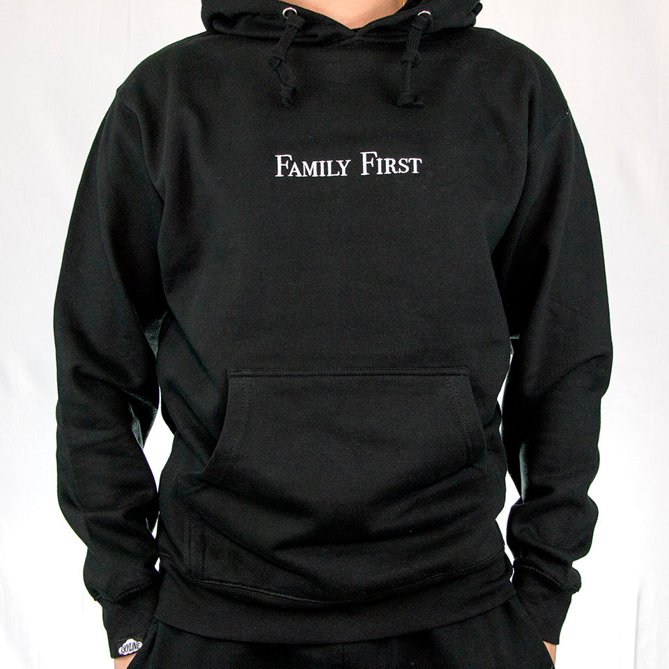 Family First Hoodie (BLACK) – Skyline Threads